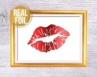 Lips poster | Etsy