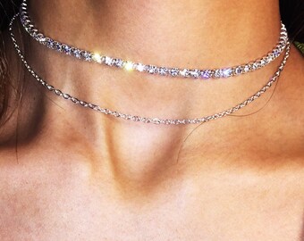 Diamond body chain | Etsy