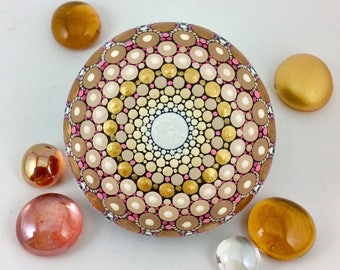 Mandala stone | Etsy