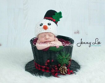 Primitive snowman Frosty hat