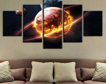 Galaxy wall art | Etsy
