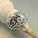 Ocean Ring Silver Tide Pool Ring with Gemstones Ocean Jewelry