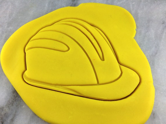 Construction Hard Hat Cookie Cutter Detailed SHARP EDGES