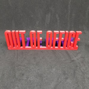 Out of office sign | Etsy
