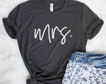 Mrs shirt | Etsy