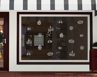 Coffee shop decals | Etsy