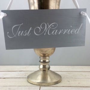 Just married signs | Etsy