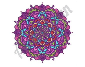 Mandala embroidery | Etsy