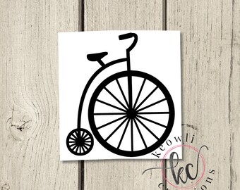 Road Bike or Beach Cruiser Bicycle Decal Collection Bike