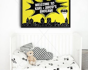 Bat cave sign | Etsy
