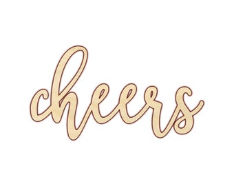 Cheers Bar Cart Sign Cheers Sign Wedding Cheers Cheers
