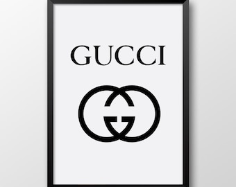 Gucci logo printable | Etsy