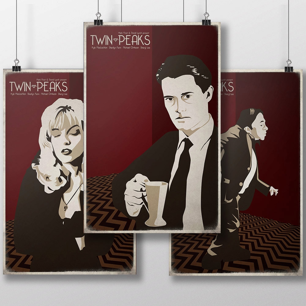 Twin Peaks Red Room 3 Pack Laura Palmer Man From Another