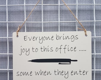 FUNNY DESK Signs Funny Signs for Office Office Plaque