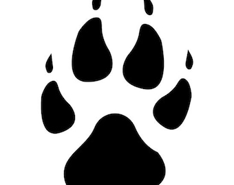 Wolf footprint | Etsy