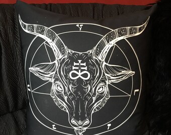 Satanic Goat Nun Black Metal Back Patch