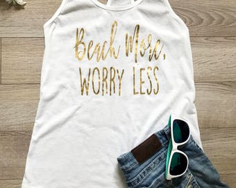 Beach tank top | Etsy