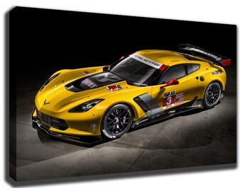 Corvette wall art | Etsy