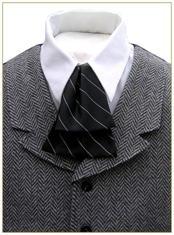 Victorian Men's Ties, Cravat, Ascot, Bow Ties, Neckties