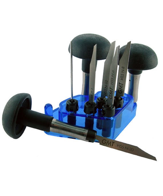 GRS Graver Kit with 6 Gravers and 3 Graduated Quickchange