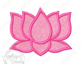 Lotus embroidery | Etsy