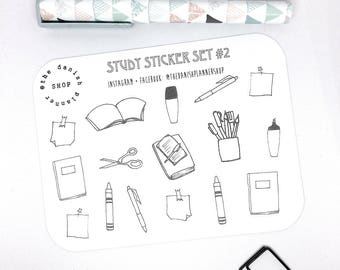 Study stickers | Etsy