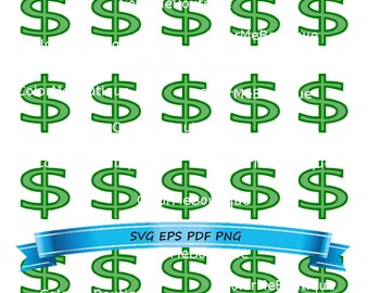 Dollar sign stencil | Etsy