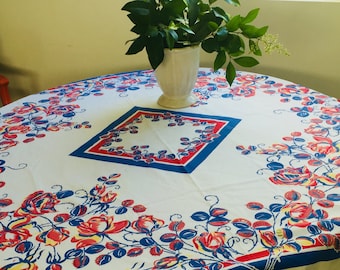 Vintage tablecloths | Etsy