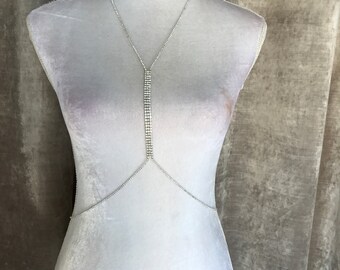Diamond body chain | Etsy
