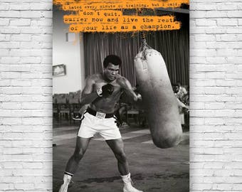 Muhammad ali poster | Etsy