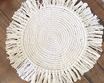 Macrame placemat | Etsy