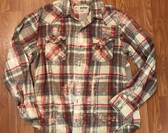 Bleached flannel | Etsy