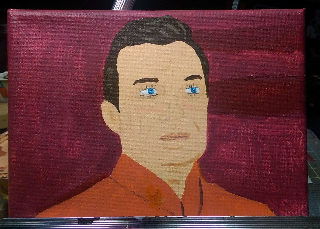 Rojan Star Trek 5x7 painting