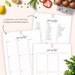 Meal Planning Printable BUNDLE Editable Meal Planning Kit