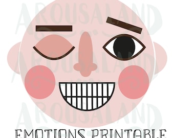 Printable Emotions and Expressions Faces Worksheets