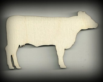 Wood cow cutout | Etsy