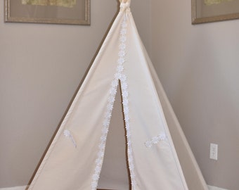 Kids Canvas Teepee Sewing Pattern Kids Tent Play Tent