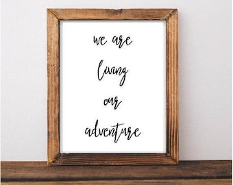 Our Adventure Starts Here Vinyl Wall Decal Home Decor