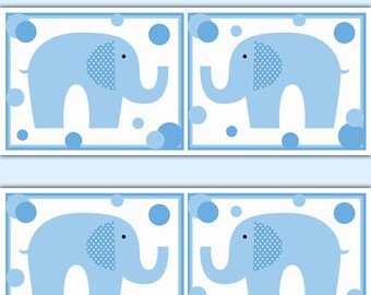 Elephant wall border | Etsy