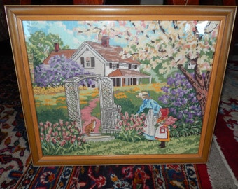 Needlepoint wall art | Etsy