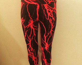 Lightning leggings | Etsy