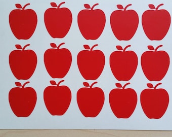 Apple stickers | Etsy