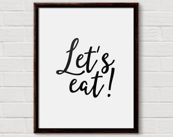 Lets eat | Etsy