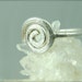 Sacred Spiral Ring / Celtic Ring / Sterling Silver Ring