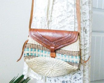 Leather boho bag | Etsy