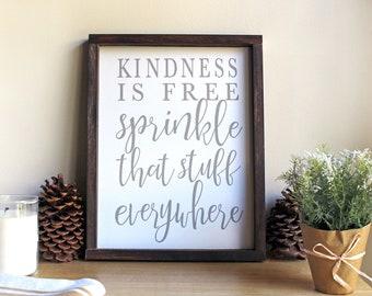 Kindness sign | Etsy