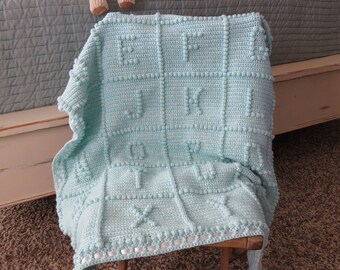 Crochet abc blanket | Etsy