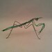 Praying mantis wire sculpture