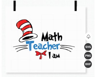 Math teacher svg | Etsy