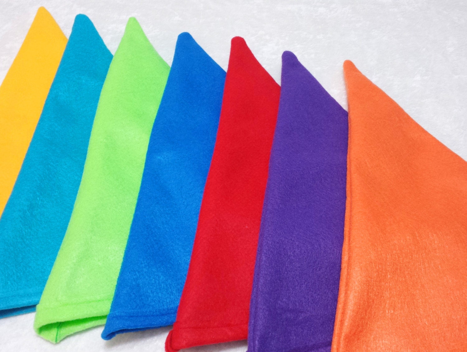 Set of 7 Snow White Seven Dwarfs Hat All Different Colors